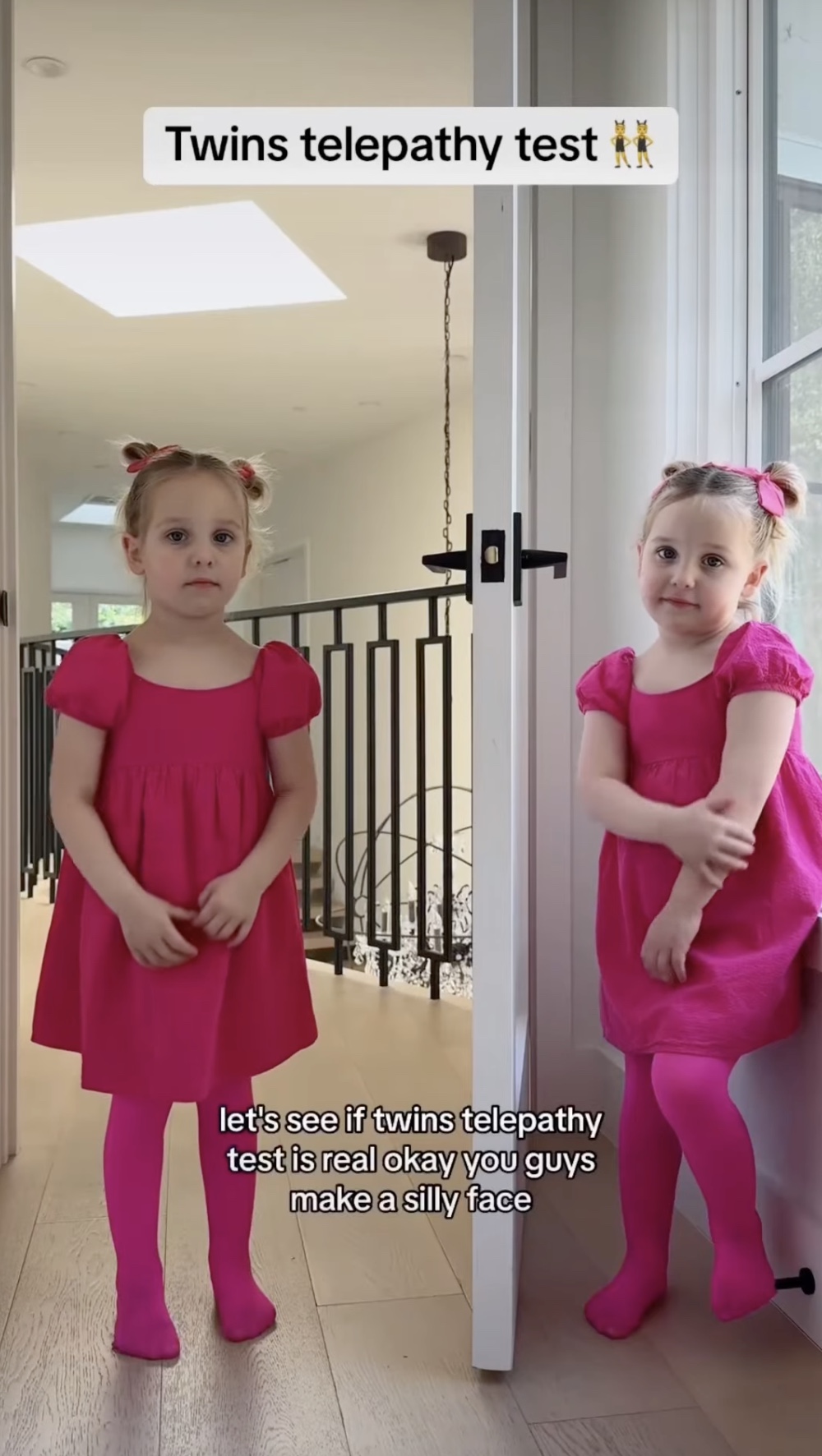 Twins telepathy challenge : Twin sisters do the same thing at the same ...