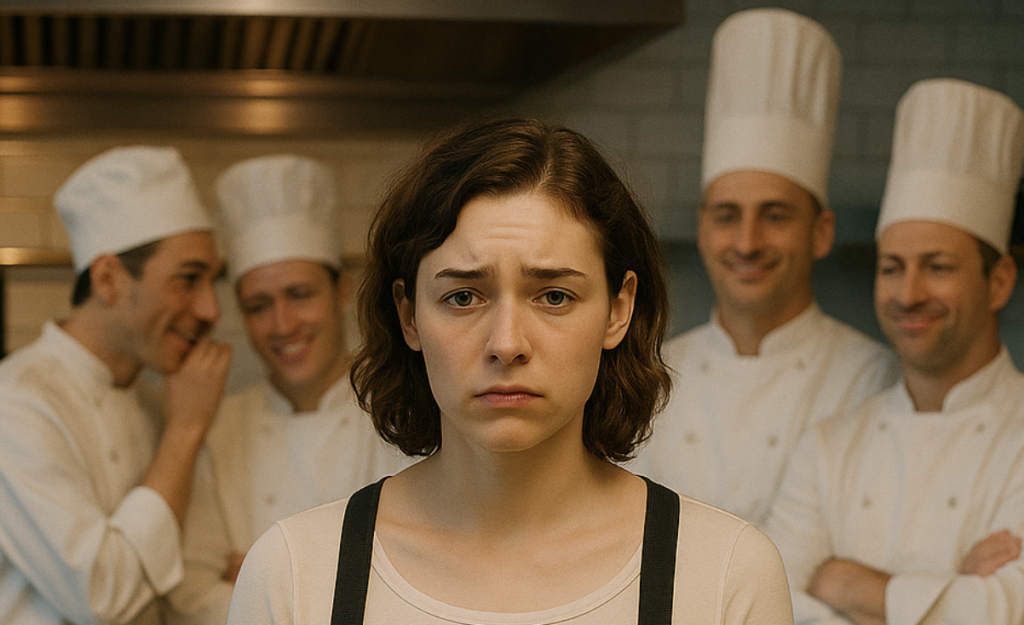 An ordinary woman was made to help in the kitchen, unaware that she was ...